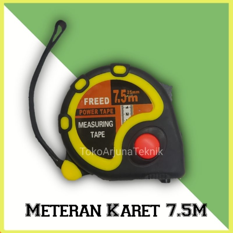 Jual Meteran Tukang / Measuring Tape / Meteran Karet 5 Meter Roll ...