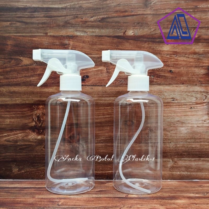 Jual Botol Spray 500ml Br Kispray Bening - Botol Plastik 500ml - Botol ...