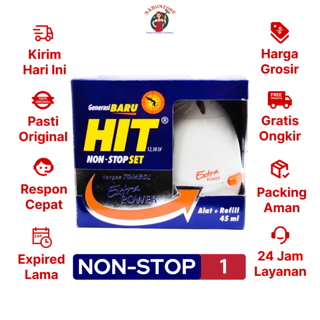 Jual Obat Nyamuk Hit Nonstop Alat Electric Non Kabel | Shopee Indonesia