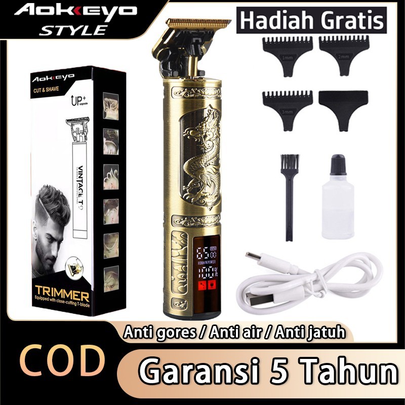 Jual AOKEYO Alat Cukur Rambut Elektrik Hair Clipper Alat Potong Rambut Cliper Rambut Cordless ...