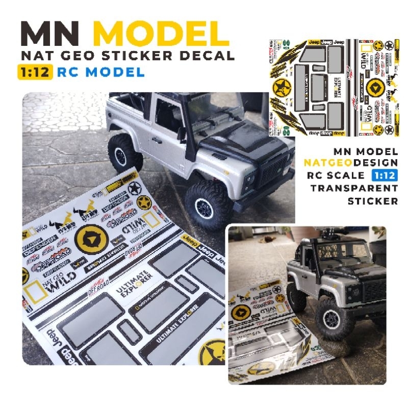 Jual Stiker decal Rc MN model Seri D | Shopee Indonesia