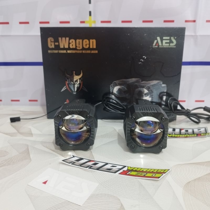 Jual BILED PROJECTOR AES 2 INCH G WAGEN IP67 WATERPROOF 60 w | Shopee ...