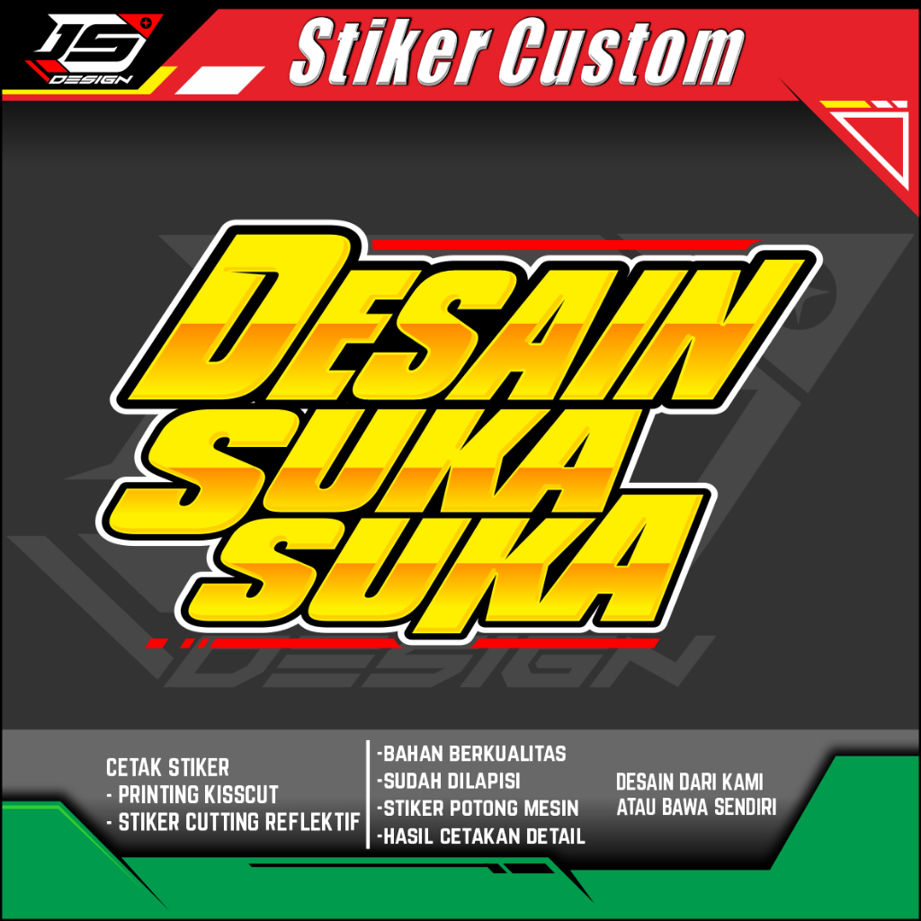 Jual STIKER STICKER CUSTOM NAMA KOMUNITAS NAMA BENGKEL STIKER RACING ...