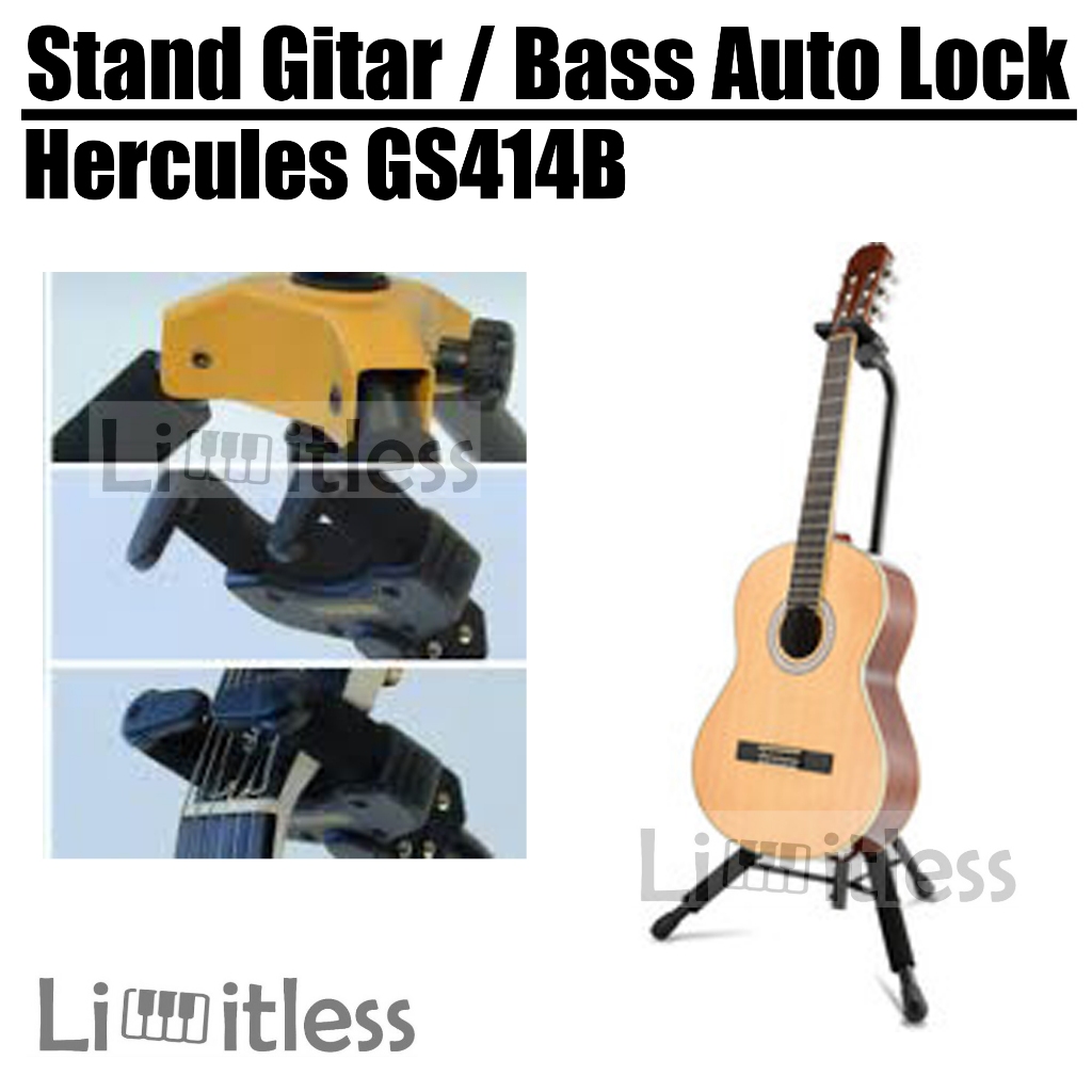 Jual Stand Gitar Akustik / Elektrik / Bass Elektrik Hercules GS414B GS ...