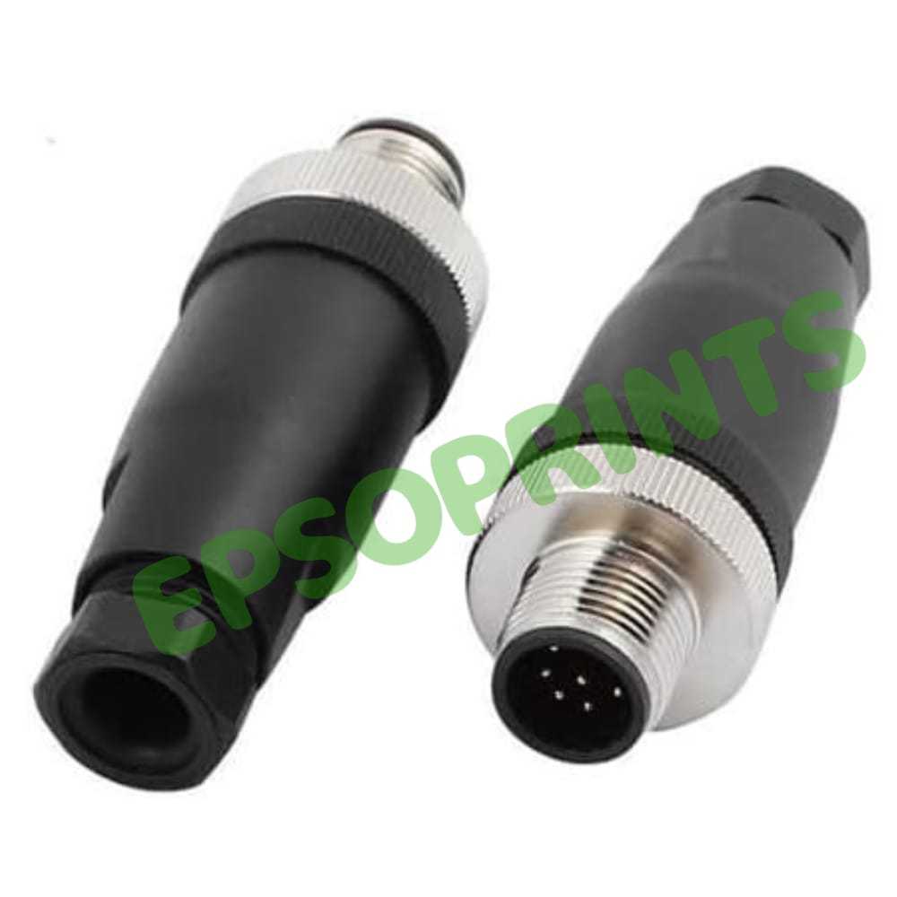 Jual M12 Socket Connector type straight 8 pin male Konektor SA38 ...
