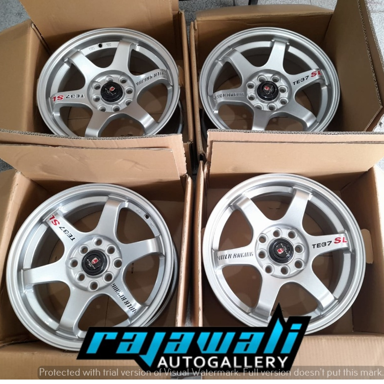Jual VELG TE37 SL RING 15 COMPOMOTIVE COCOK DI BRIO AGYA CALYA IGNIS ...