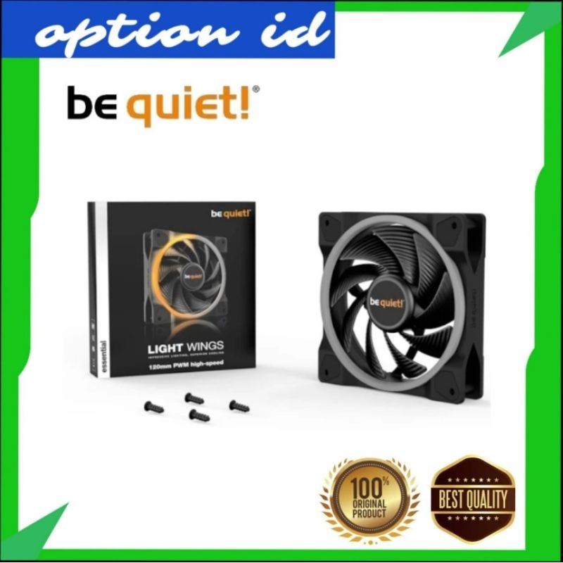 Jual Fan Casing BE QUIET! LIGHT WINGS | 120mm 12cm PWM High-Speed ARGB ...