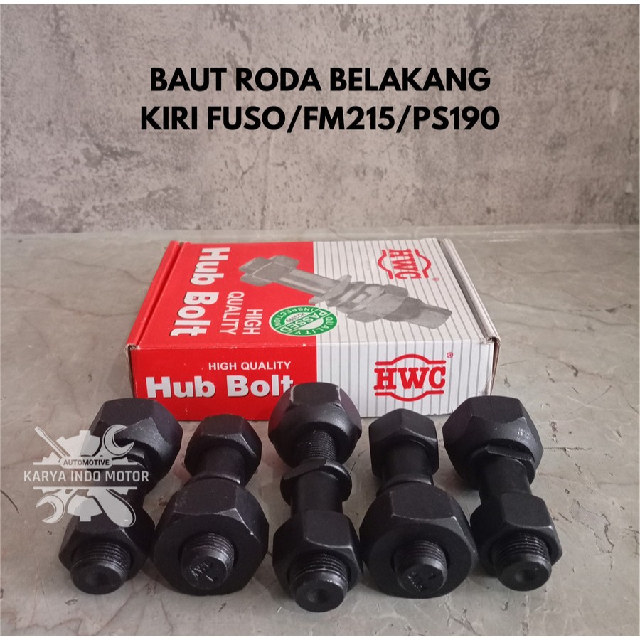 Jual Baut Roda Belakang FUSO PS190/PS220/8DC lubang 8 HWC Kiri ( BC ...