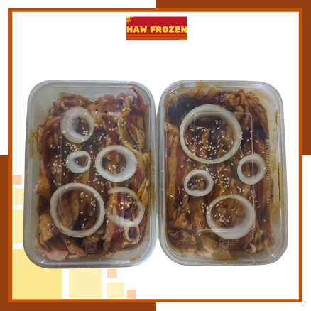 Jual DAGING SLICE MARINASI REGULAR BBQ, BLACKPAPER DAN BULGOGI 500 GRAM ...