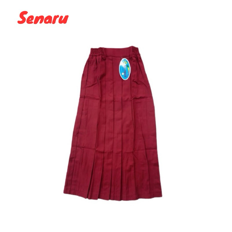 Jual Seragam Sekolah Rok Rempel Panjang SD Merah Merek Seragam | Shopee Indonesia