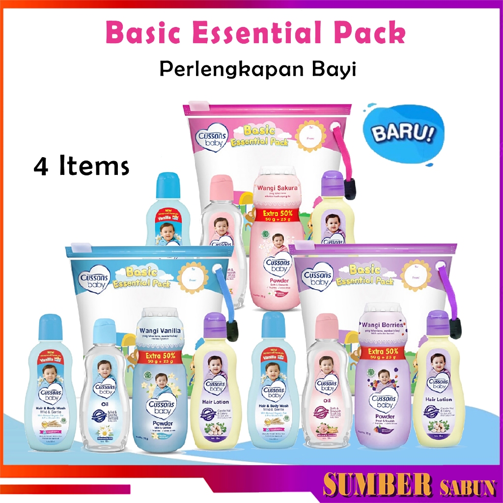 Jual Cussons Baby Basic Essential Pack - Paket Sabun Bayi - Gift Set ...