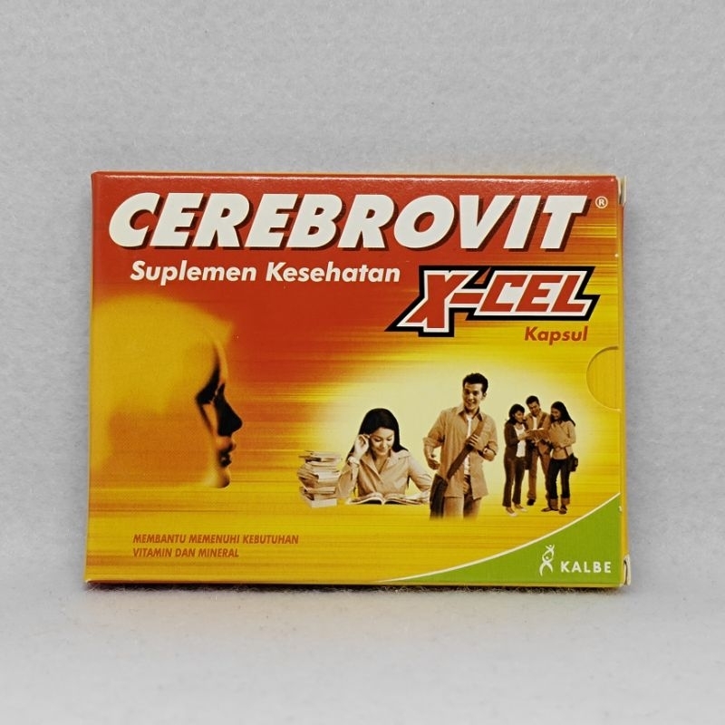 Jual Cerebrovit Excel - Multivitamin Suplemen Makanan - 10 Kapsul ...