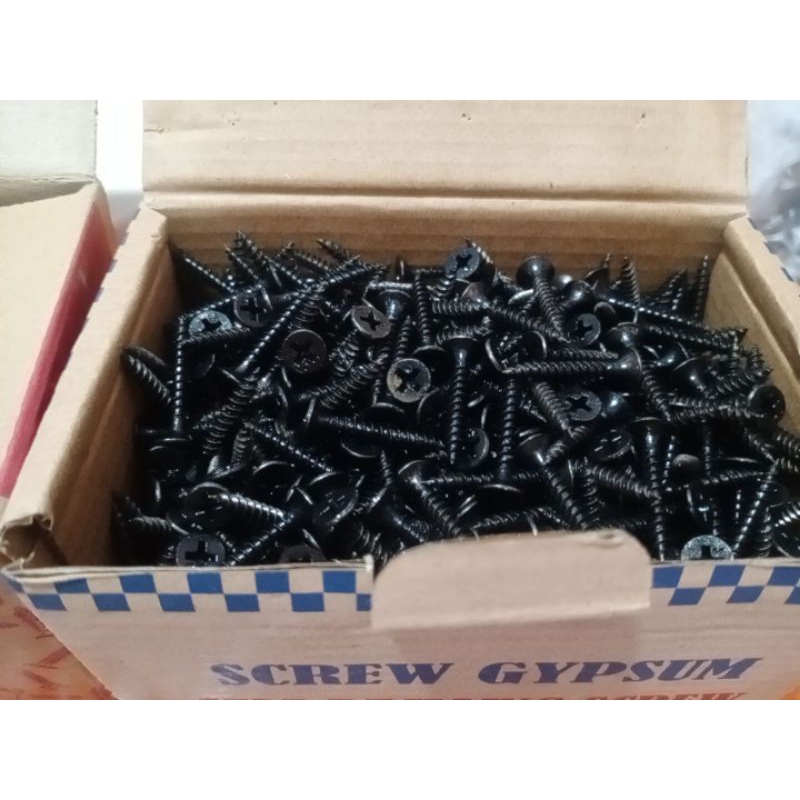 Jual sekrup gypsum 6x1 inchi/(2,5cm) | Shopee Indonesia