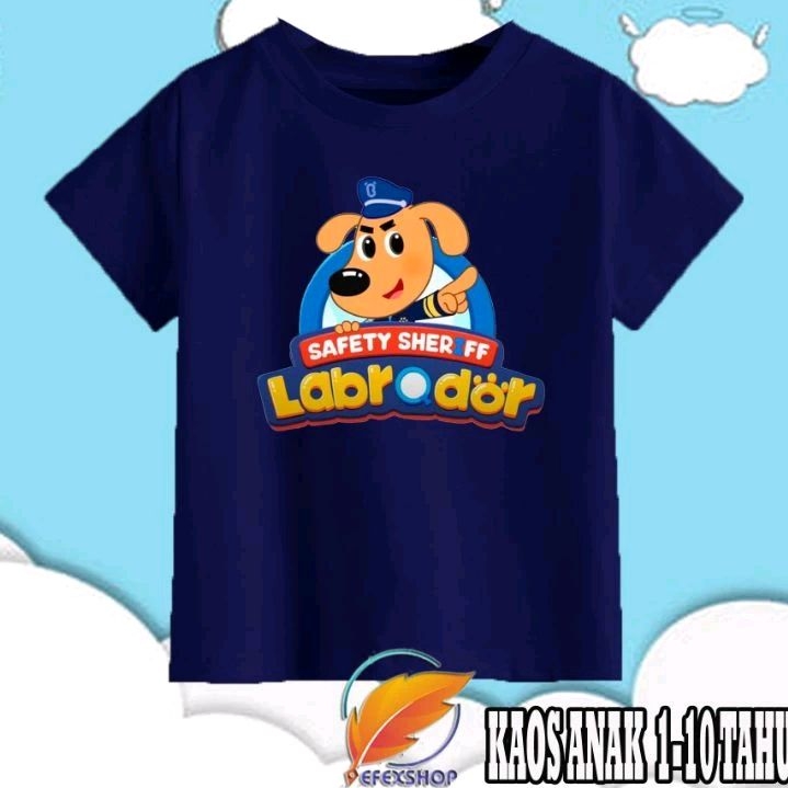 Jual KAOS ANAK SAFETY SHERIFF LABRADOR BAJU ANAK KARTUN KEPALA POLISI ...