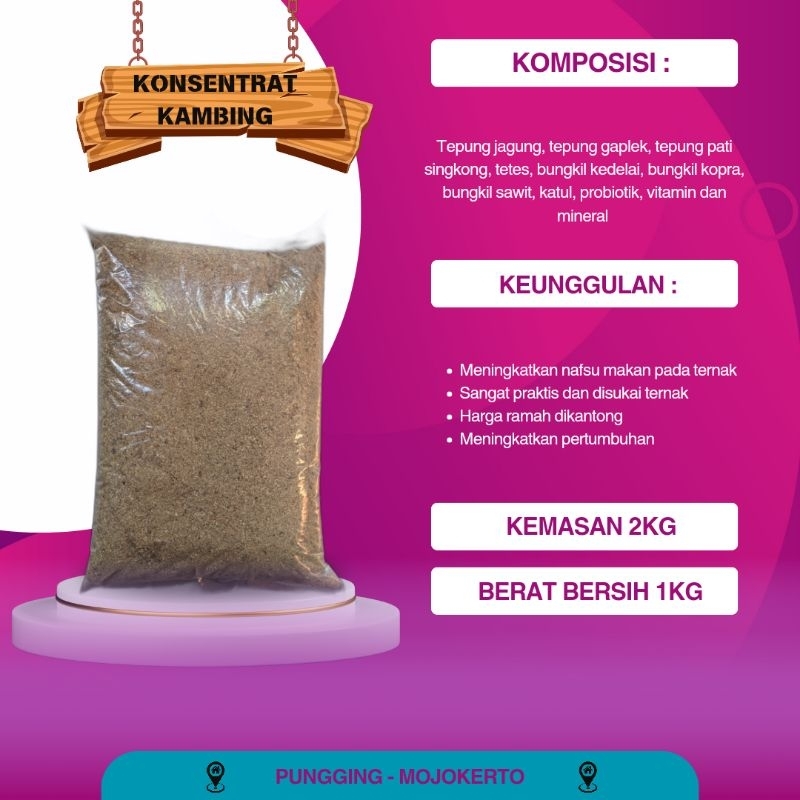 Jual PAKAN KONSENTRAT KAMBING PER KG | Shopee Indonesia
