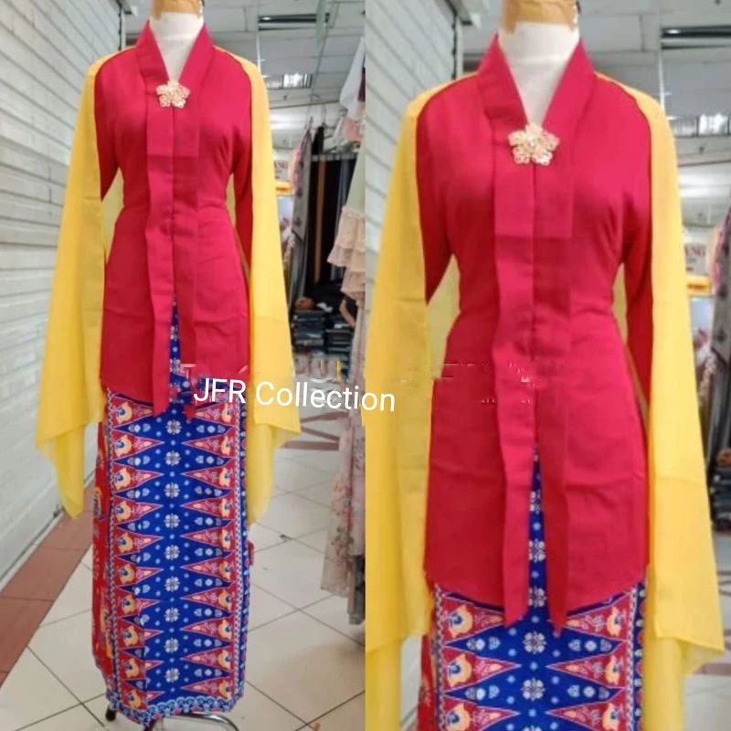 Jual Setelan Kebaya Encim Abang None Betawi /Kebaya Tradisional Betawi ...