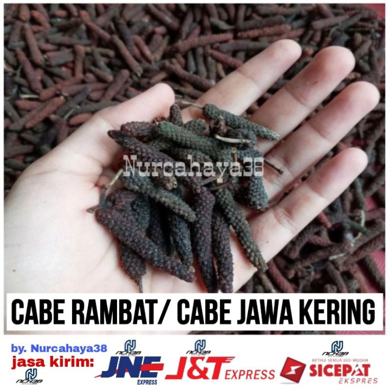 Jual Cabe Rambat Kering | 100g | Cabe Jawa kering | 100 gram | Cabe ...
