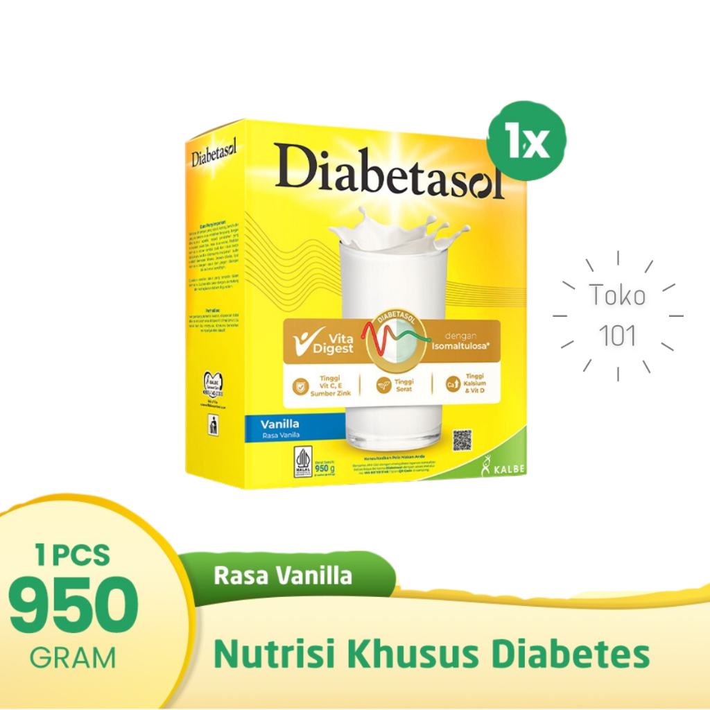 Jual Diabetasol Jumbo Vanilla 950g | Shopee Indonesia
