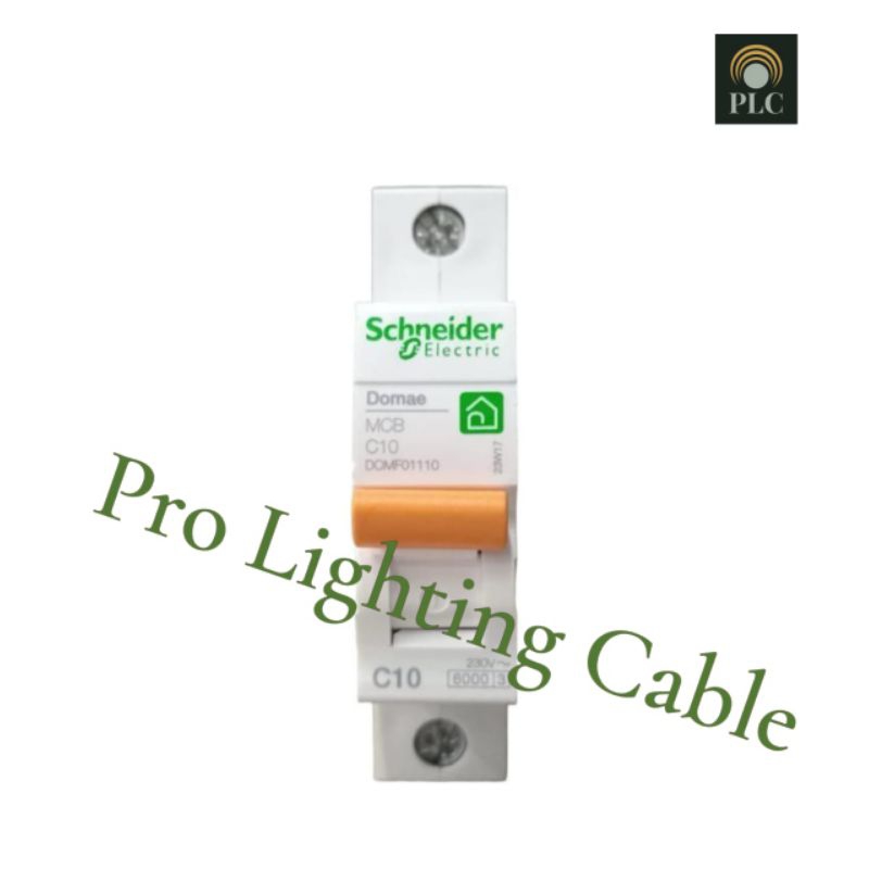 Jual MCB Schneider New Domae 10A 1P 1Ka (10 Ampere 1 Phase) | Shopee Indonesia