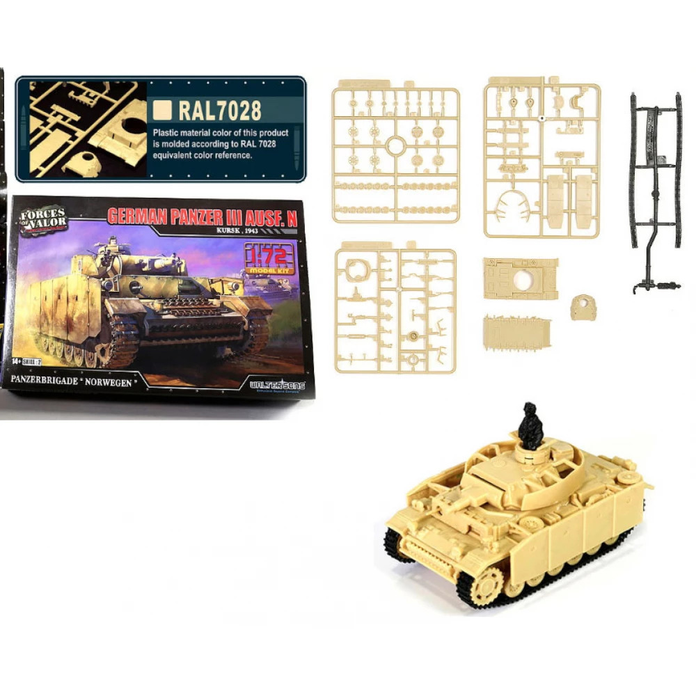 Jual FOV-873008A - Forces of Valor 1/72 German Medium Tank Panzer III ...