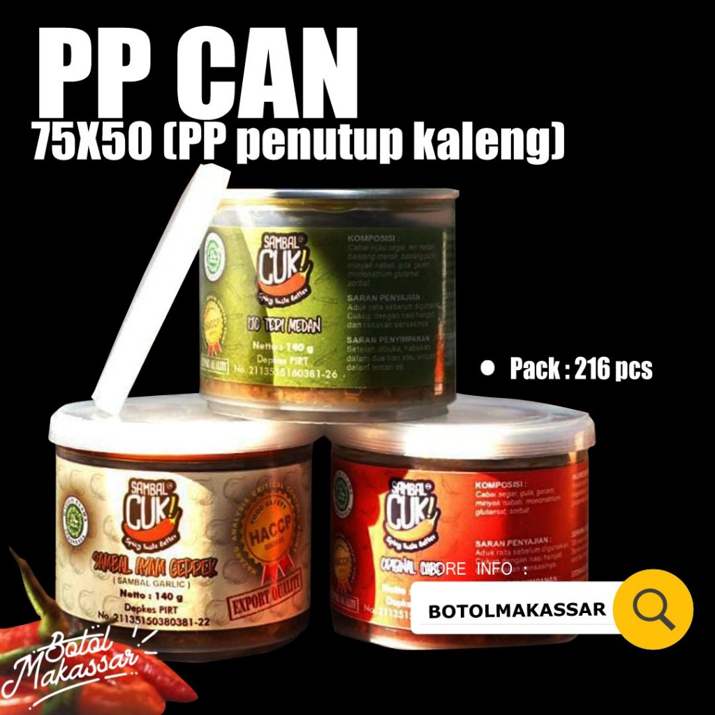 Jual PP Can 150 ml (ukuran 75x50) isi 10 pcs | Shopee Indonesia