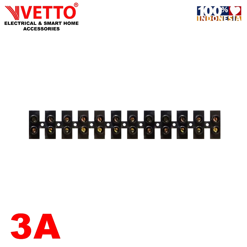 Jual VETTO Terminal Listrik Krustin 12 Phase - 3A | Shopee Indonesia