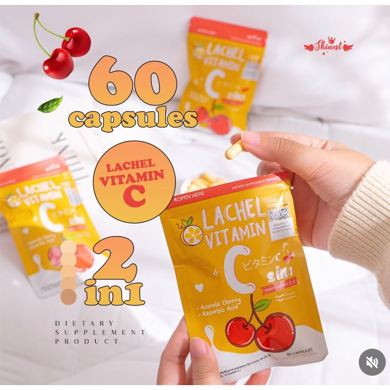 Jual (ADA BARCODE) Lachel Vitamin C Skinest Thailand NEW PACKAGE ...