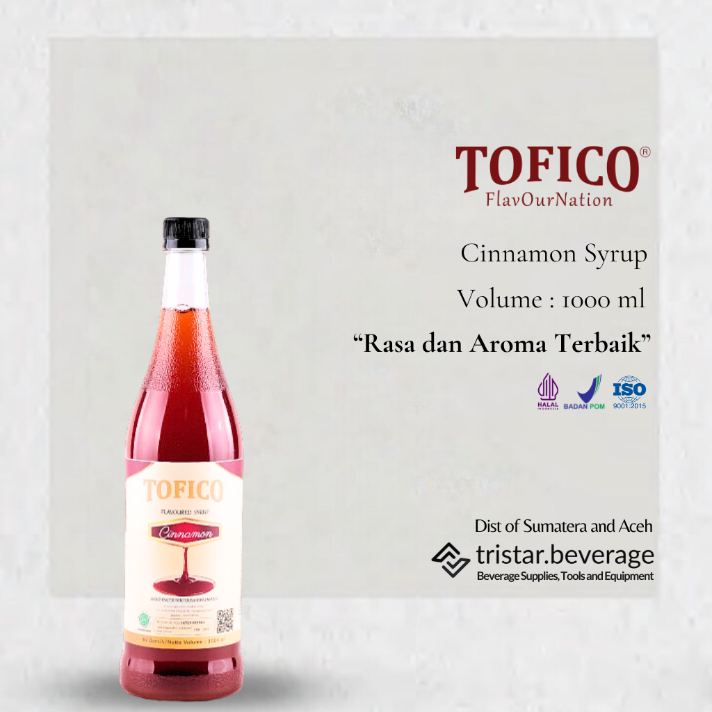 Jual Recommended Sirup Premium Rasa Kayu Manis Cinnamon Tofico