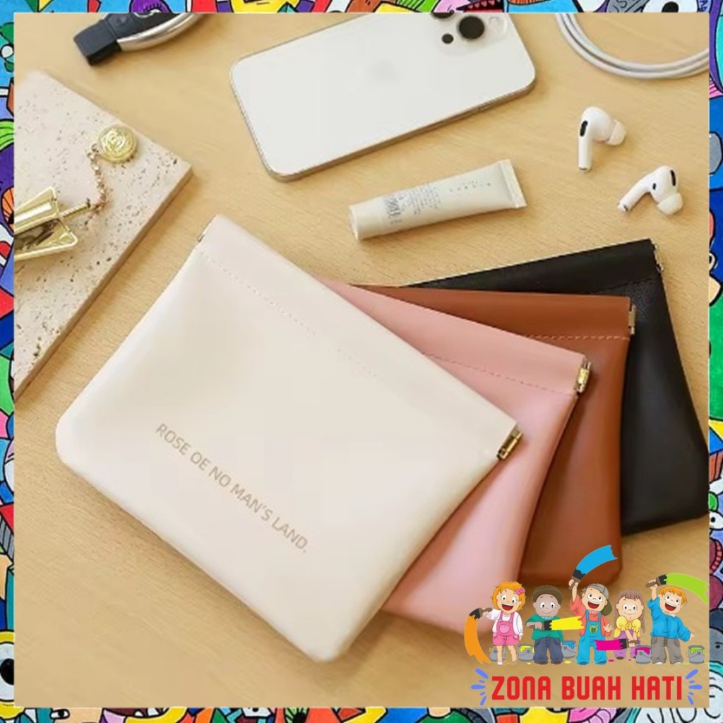 Jual ZBH Dompet Pouch Tempat Penyimpanan Kosmetik Mini Dompet Serbaguna Penyimpanan Uang Koin ...
