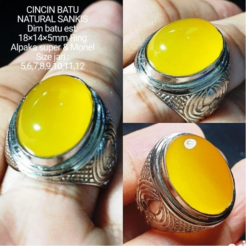 Jual CINCIN BATU AKIK NATURAL SUNKIS BATU RAJA KALIMANTAN | Shopee ...