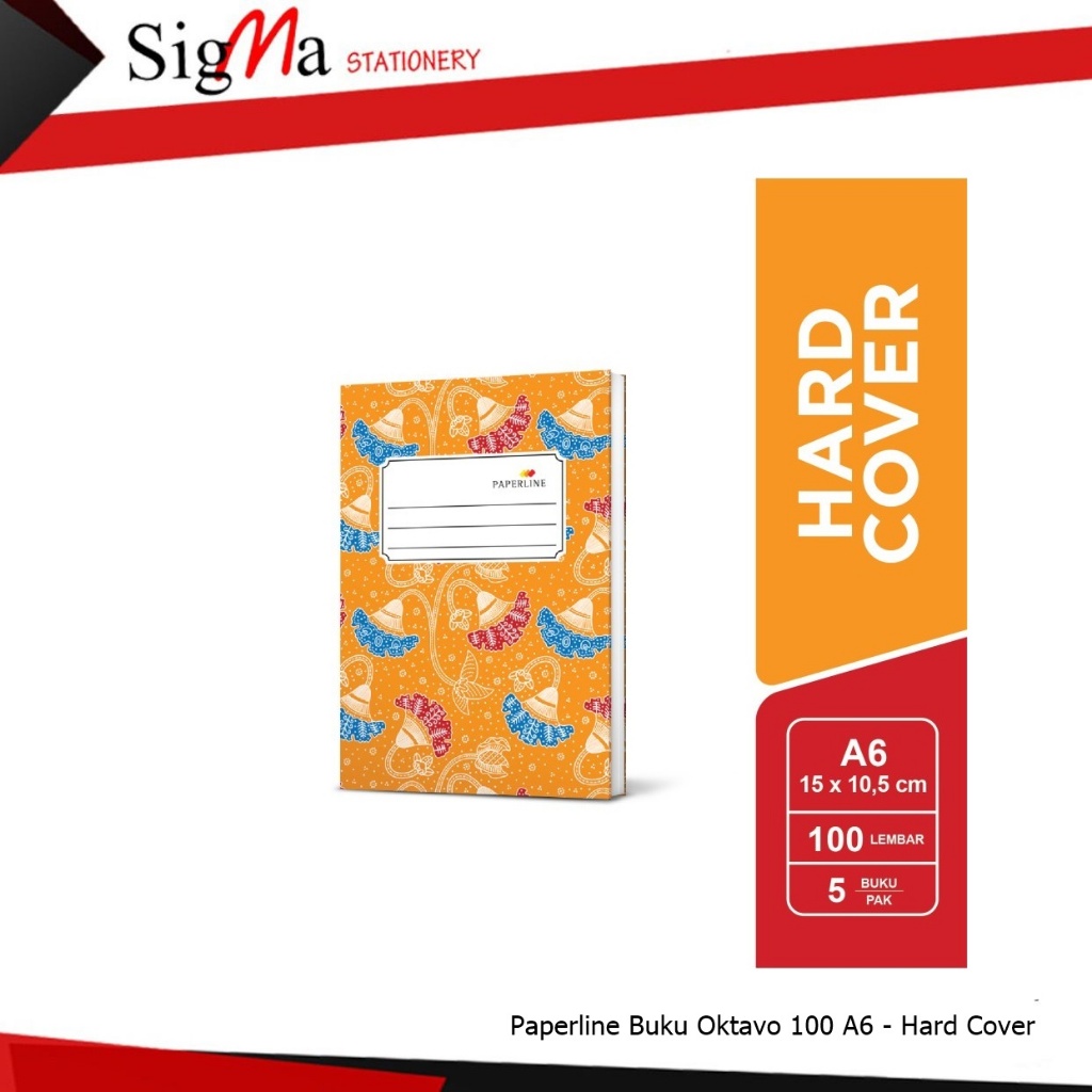 Jual Buku Hardcover Oktavo / A6 isi 100 Paperline | Shopee Indonesia