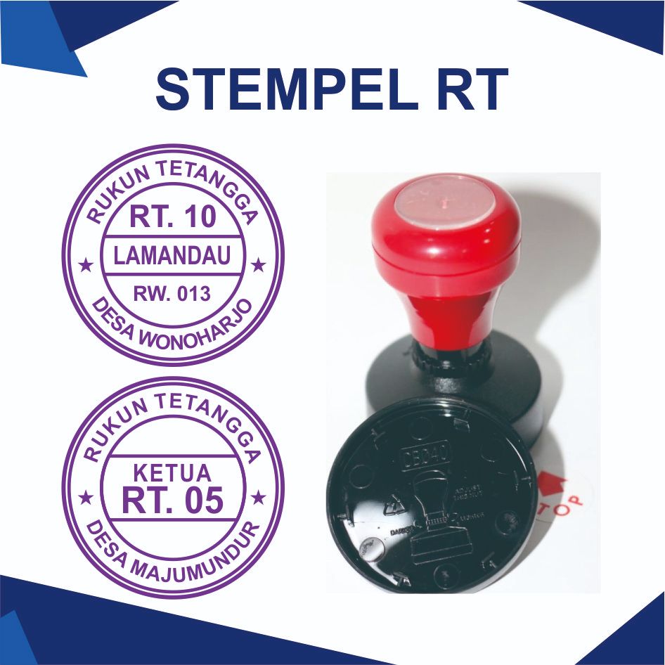 Jual Stempel RT / RW yang umum digunakan | Shopee Indonesia
