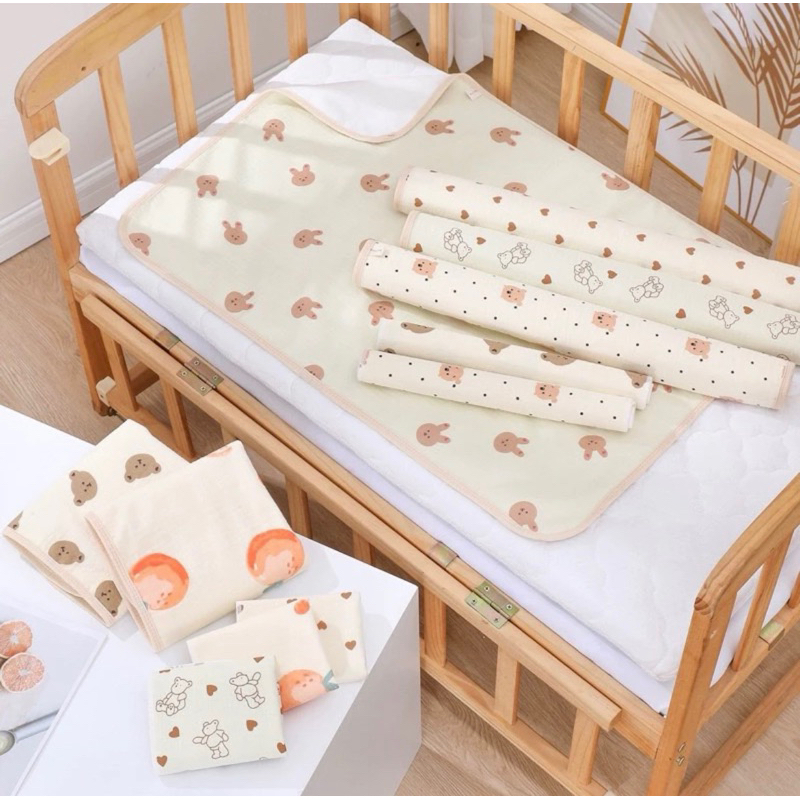 Jual BABY WATERPROOF CHANGING MAT ALAS OMPOL PERLAK BAYI MUSLIN PERLAK ...