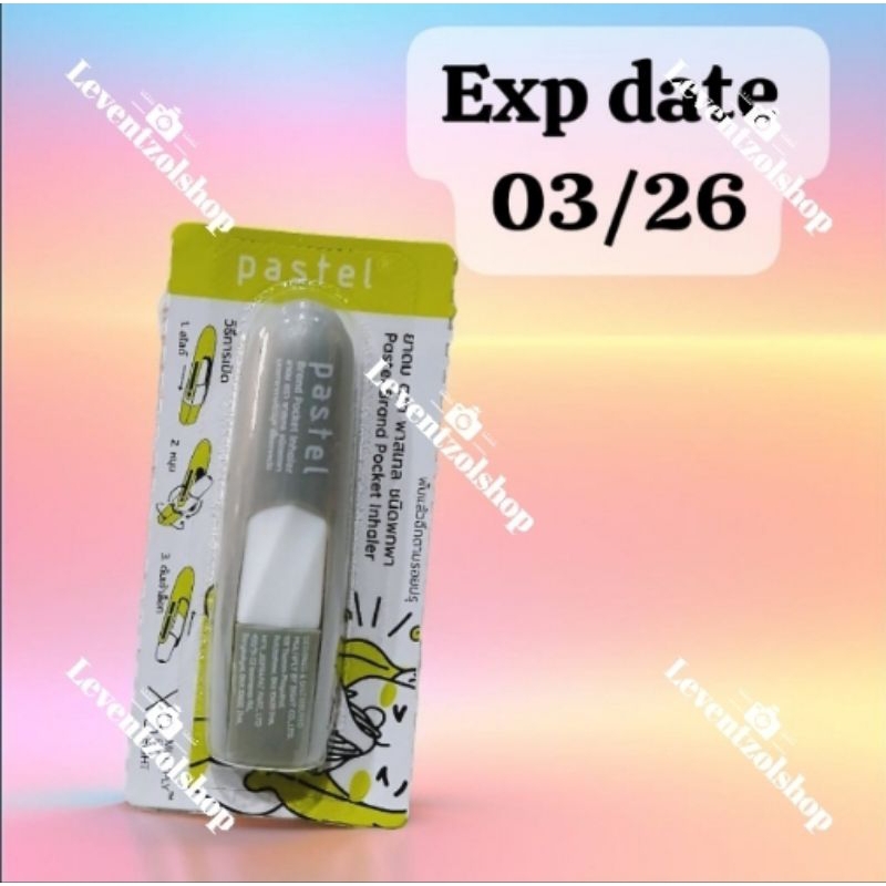 Jual Pastel Pocket Inhaler 2in1 Original Thailand BamBam Lisa BlackPink ...