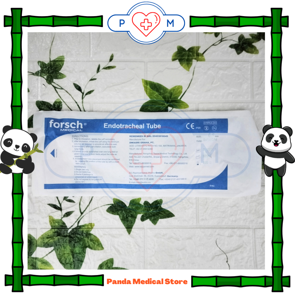 Jual Endotracheal Tube / ETT / Endo Tracheal Tube No. 6,5 Forsch ...