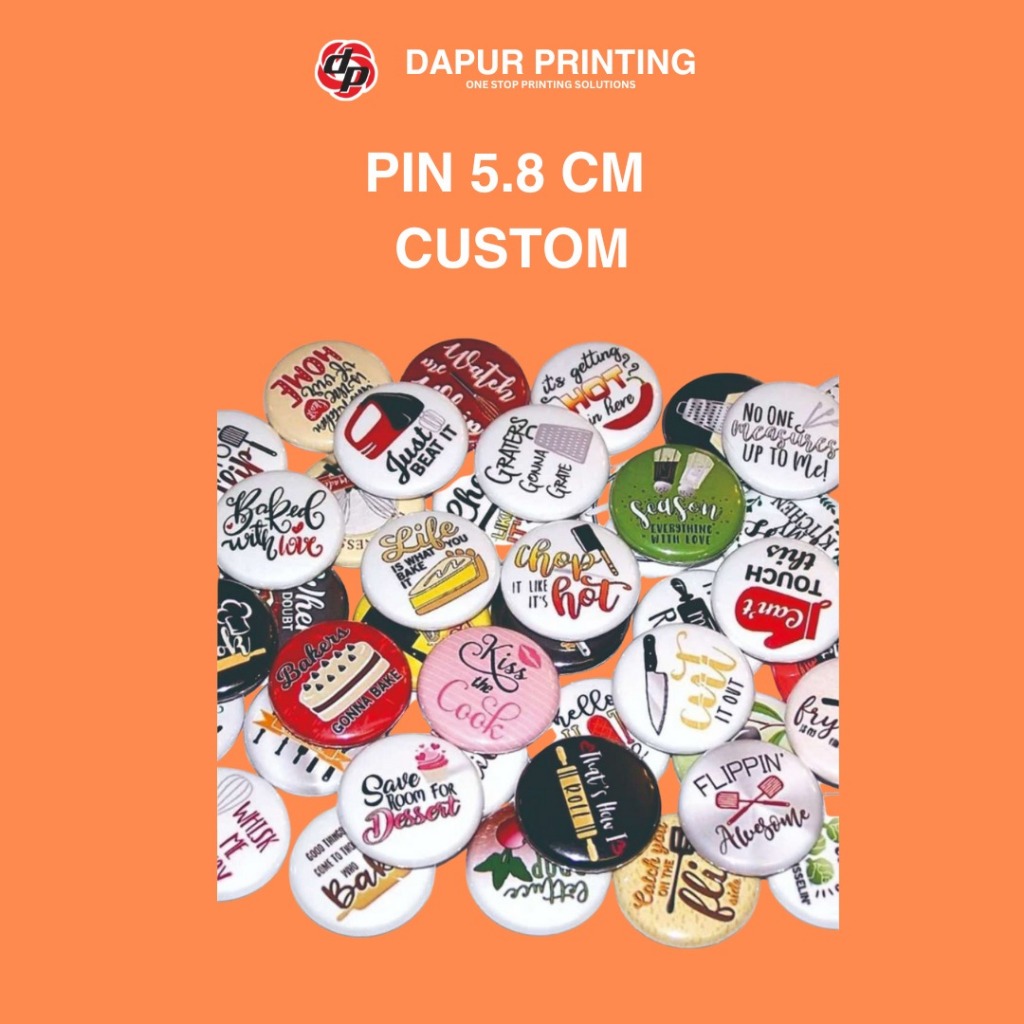 Jual PIN Cetak Ukuran 5,8CM Bebas Coustum Gambar Murah Berkualitas ...