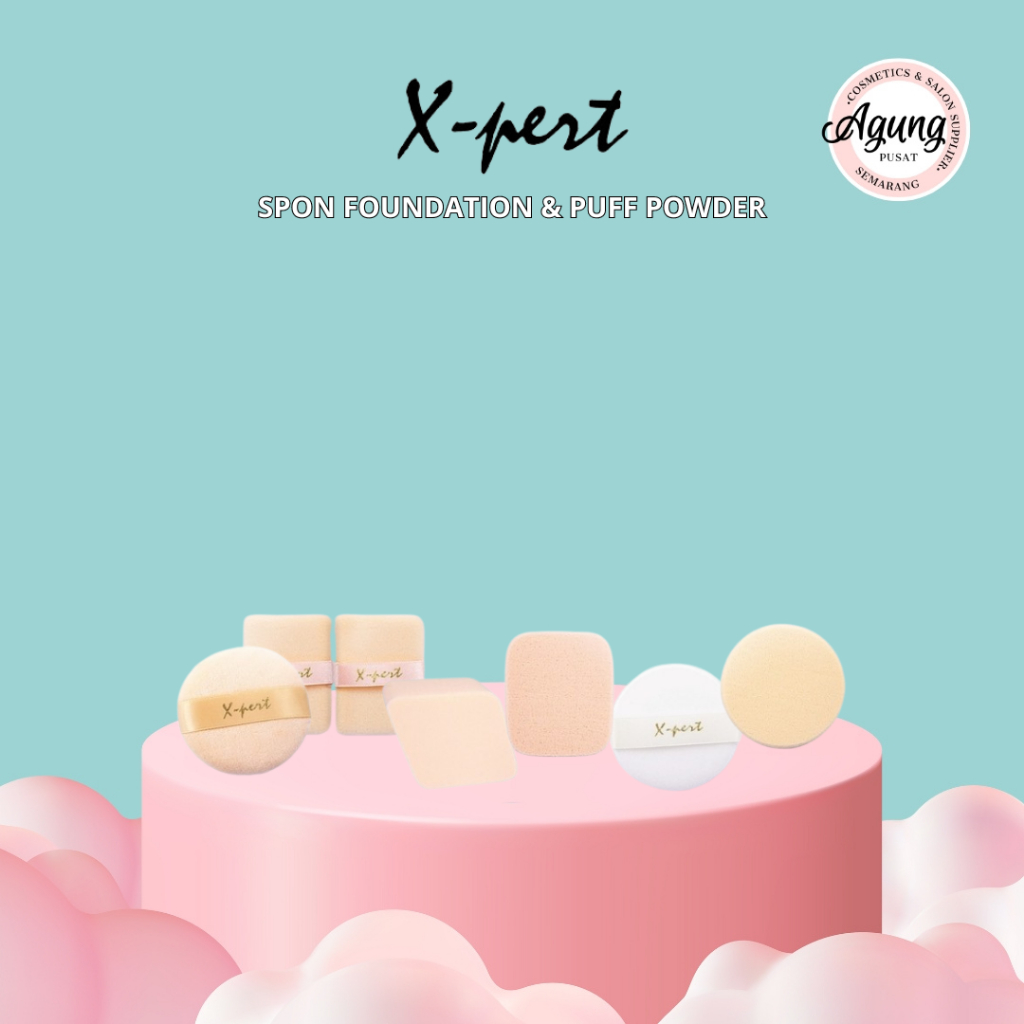 Jual XPERT SPON FOUNDATION / PUFF POWDER ALL TYPE & VARIANT | Shopee ...