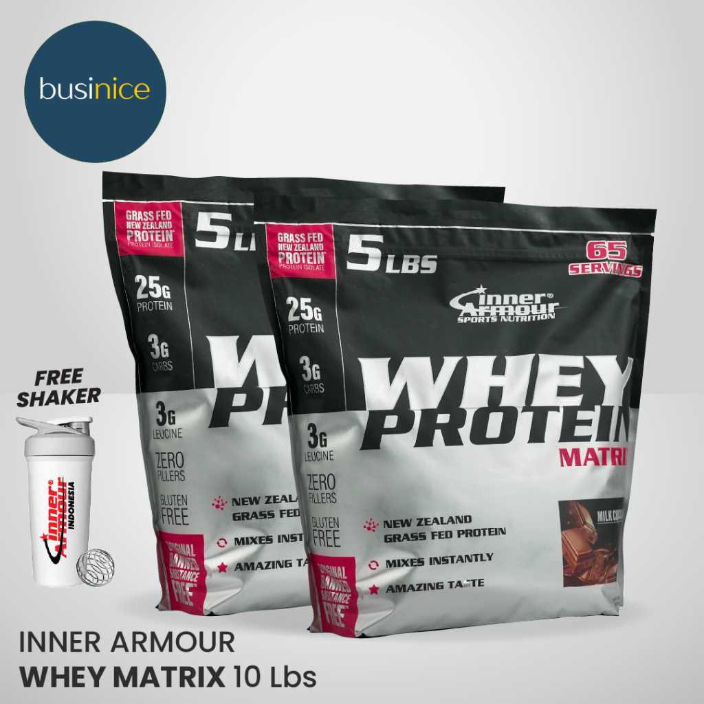 Jual Inner Armour Whey Protein Matrix Twin Pack 10Lbs Bundling | Shopee ...