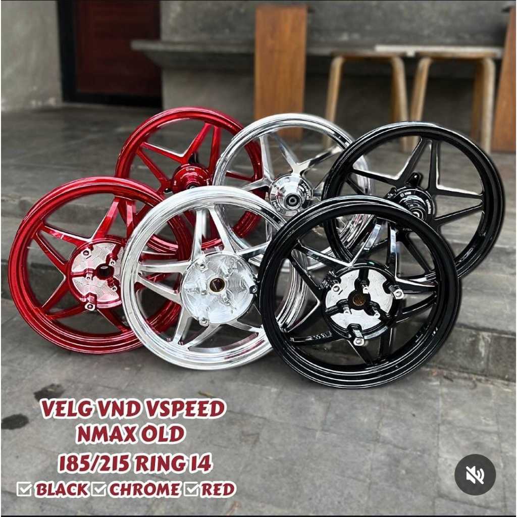 Jual Velg VND V Speed Aerox Nmax Old New 185 215-14 Original | Shopee Indonesia