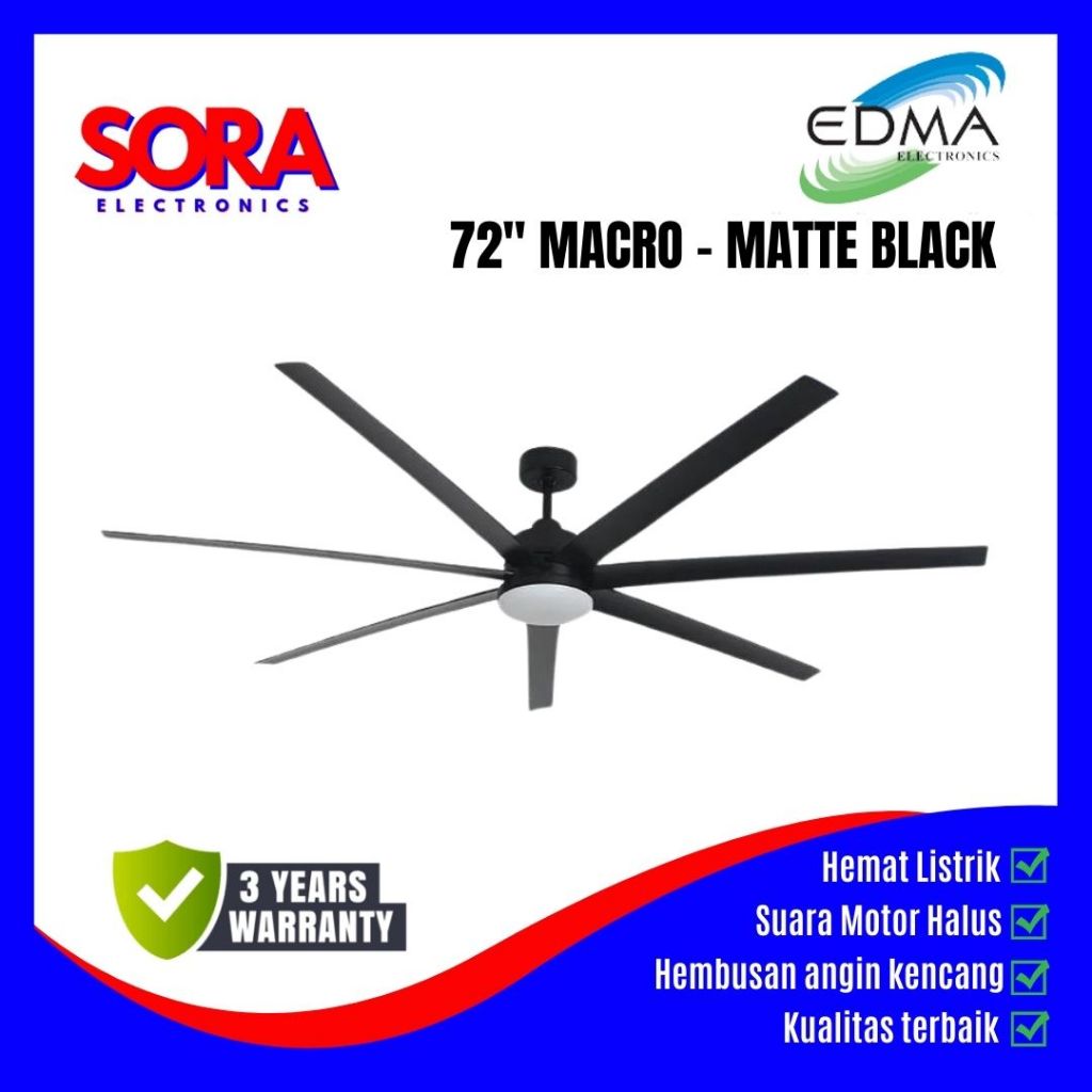 Jual MT EDMA Kipas Angin Baling Gantung Plafon 72 In Inch MACRO ...