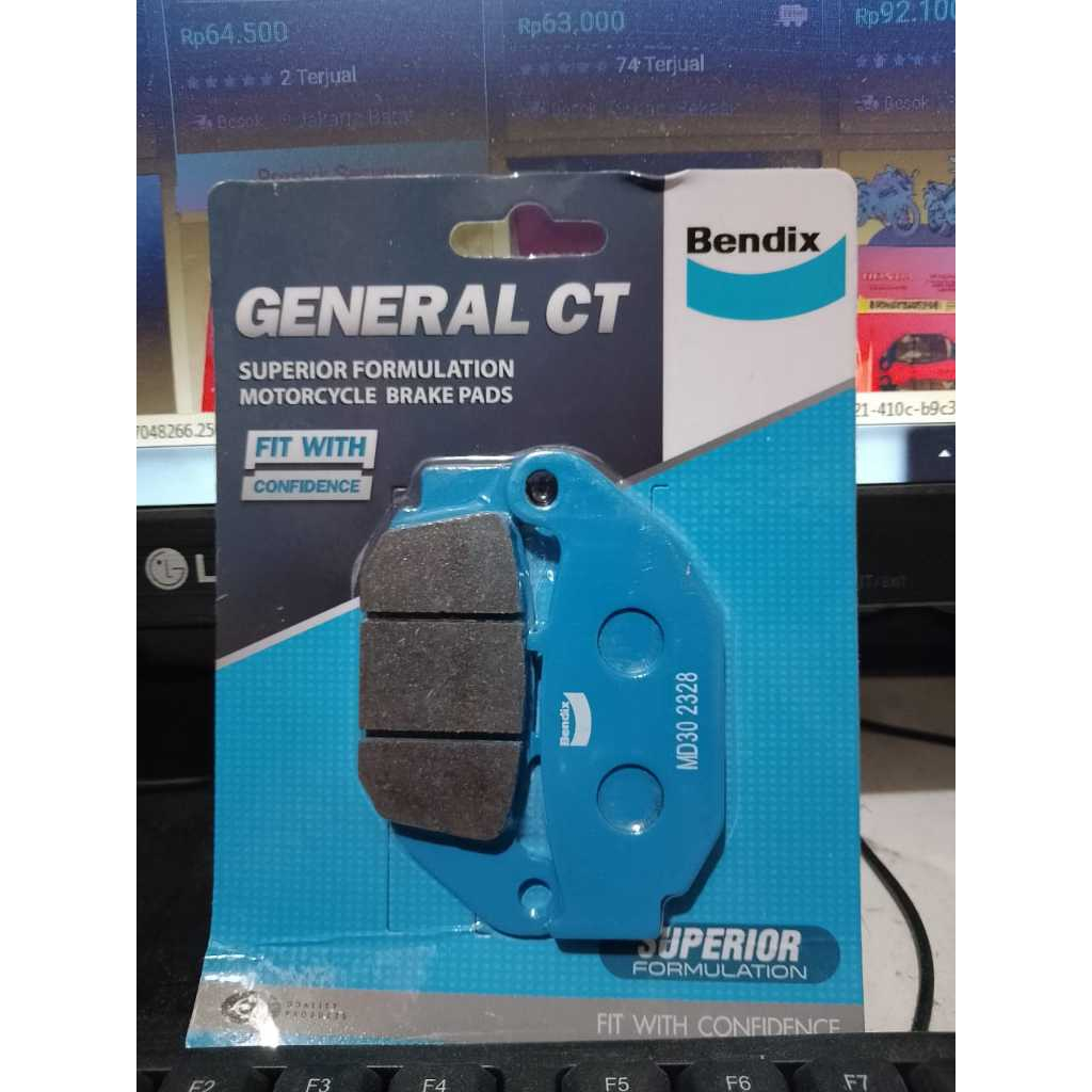 Jual BRAKE PADS KAMPAS REM DISC PAD BENDIX MEGAPRO NEW BELAKANG MD30 ...