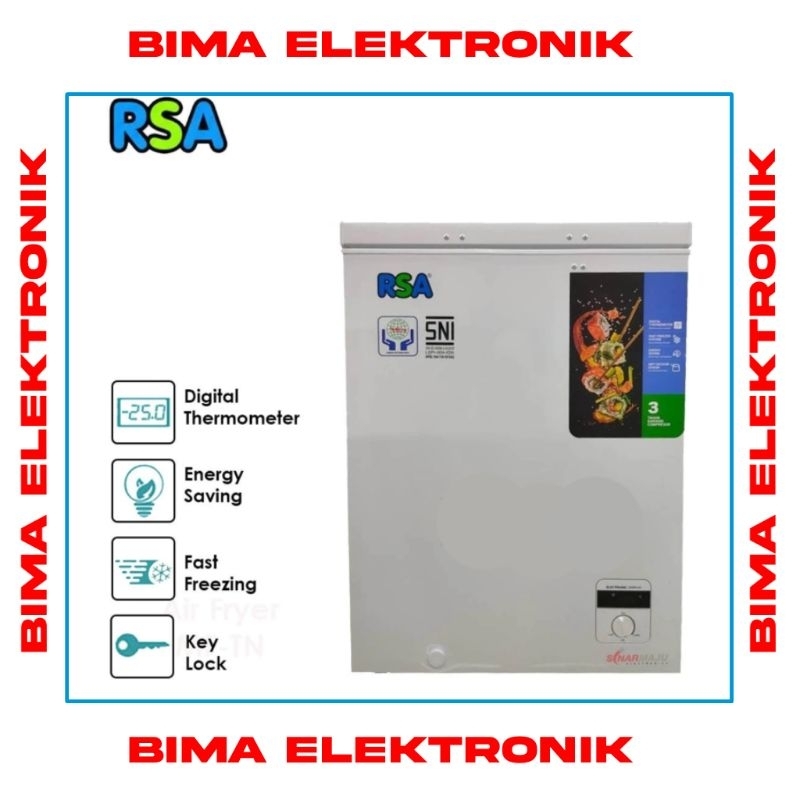 Jual Chest Freezer RSA CF-160 160 LITER | Shopee Indonesia