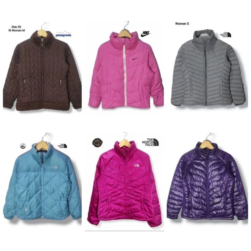 Jual Women Puffer Warm Padded Jacket non-hooded gelembung wanita ...