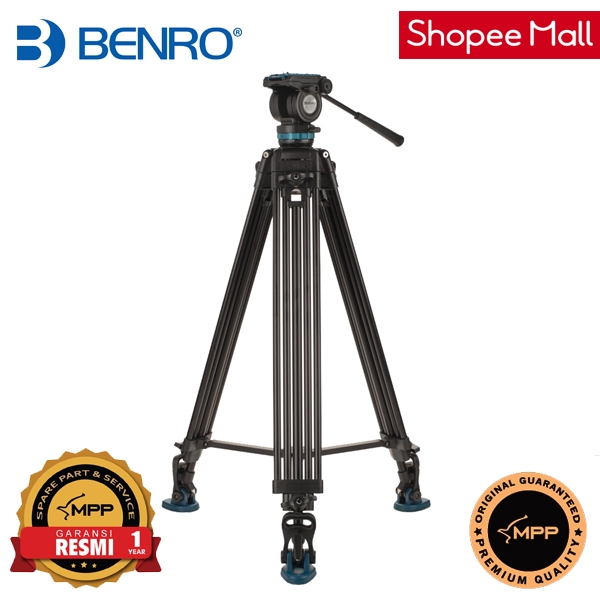 Jual Tripod Kamera Benro Professional Video Tripod Kits Kh26pc Shopee