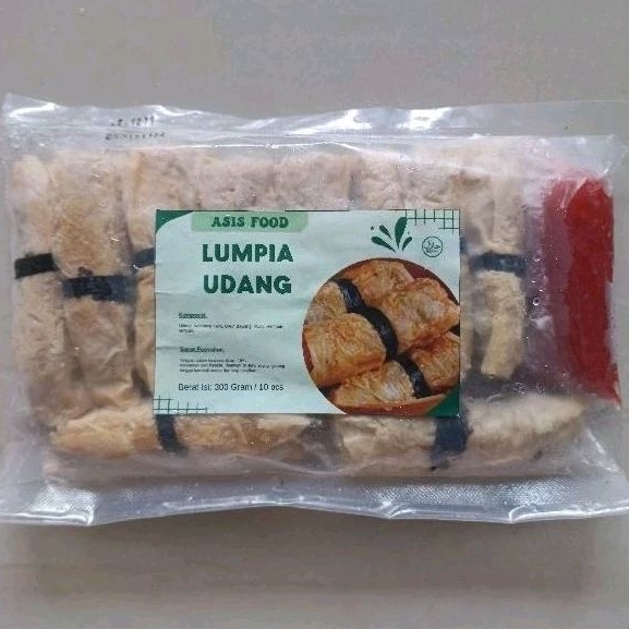 Jual ASIS FOOD Lumpia Udang Frozen isi 10 pcs | Shopee Indonesia