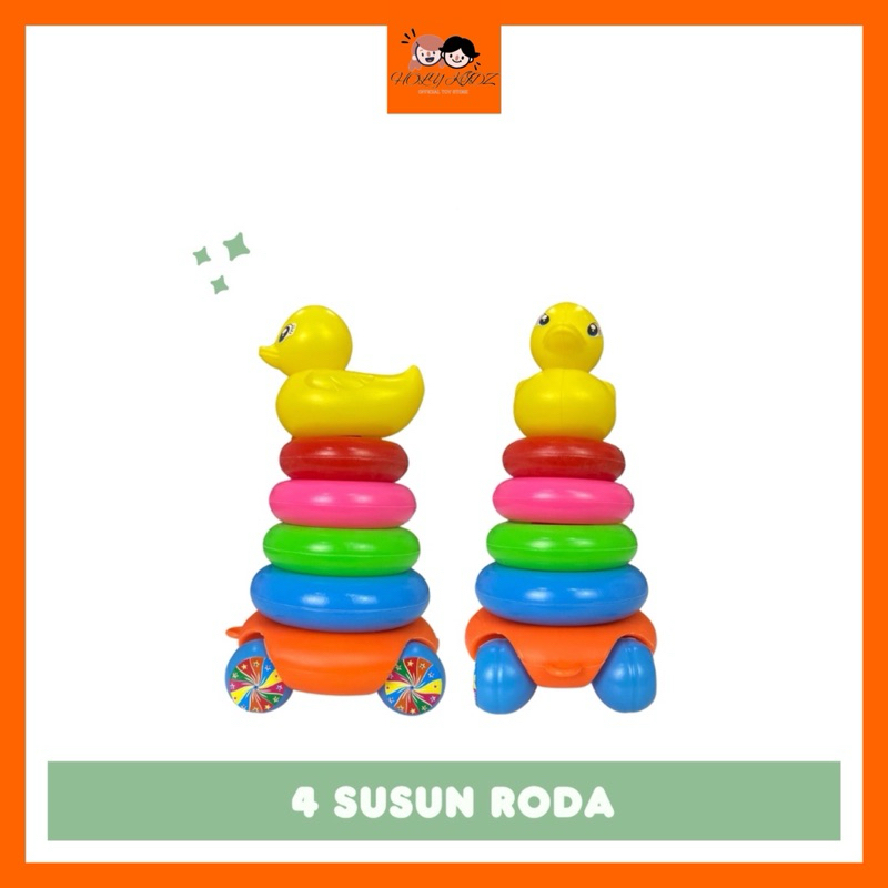 Jual MAINAN ANAK RING DONAT BEBEK / RING SUSUN DONAT BEBEK | Shopee ...
