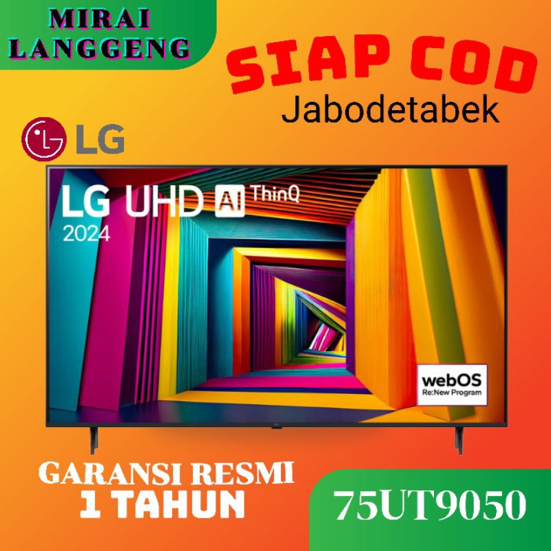 Jual LG 75UT9050/75UT9050PSB 4K SMART TV 75 inch | Shopee Indonesia