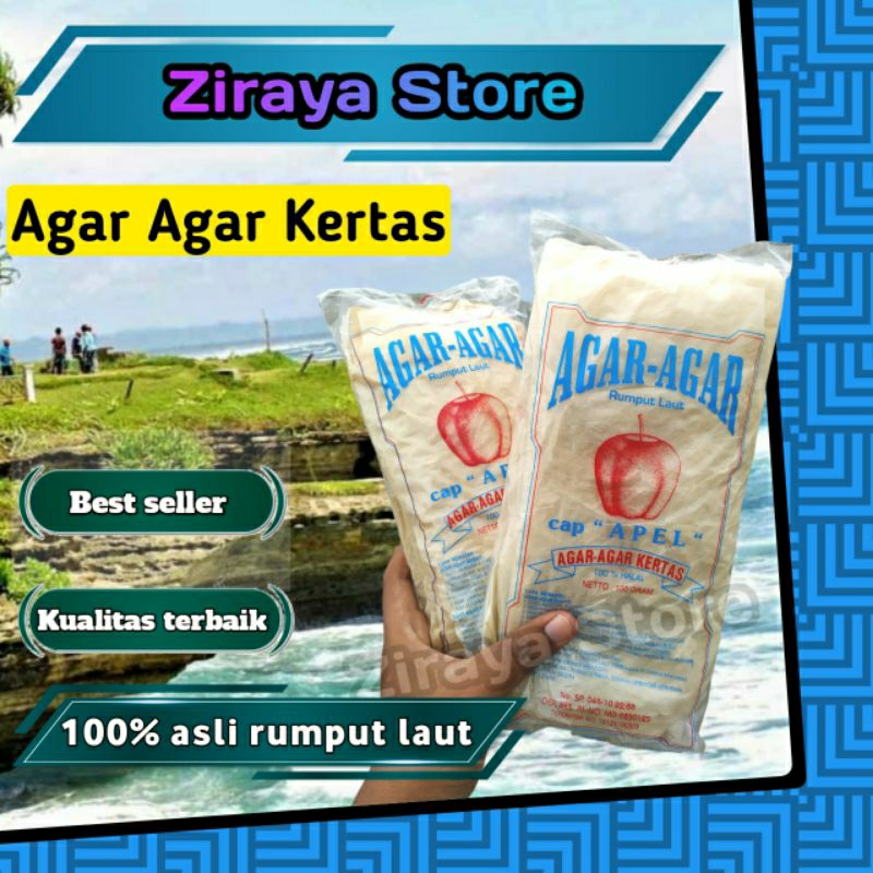 Jual Agar Agar Kertas Rumput Laut Asli Cap Apel | Shopee Indonesia