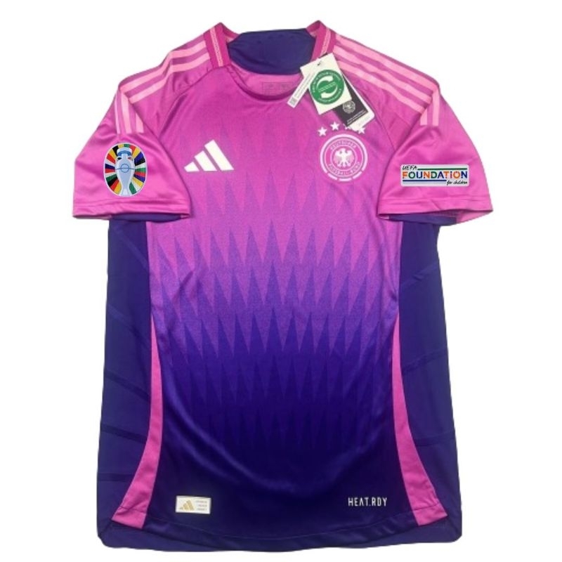 Jual JERSEY BOLA PLAYER ISSUE JERMAN AWAY FULL PATCH EURO 2024 TOP QUALITY | Shopee Indonesia