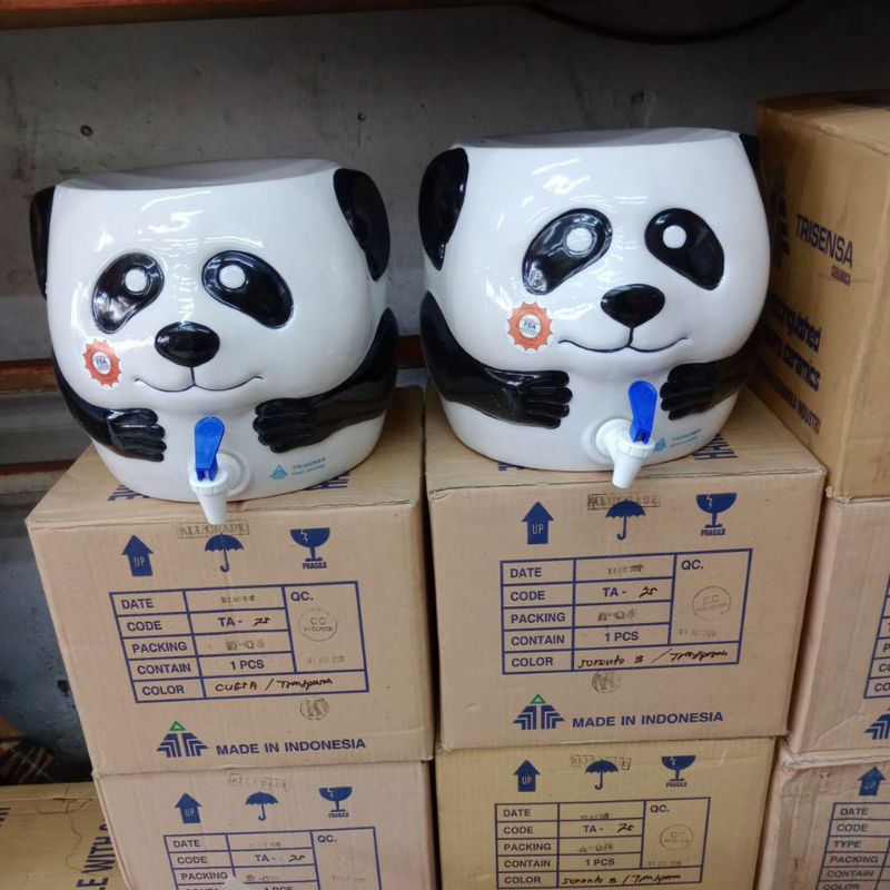 Jual GUCI GALON KERAMIK EMBOS / GUCI KERAMIK TRISENSA | Shopee Indonesia